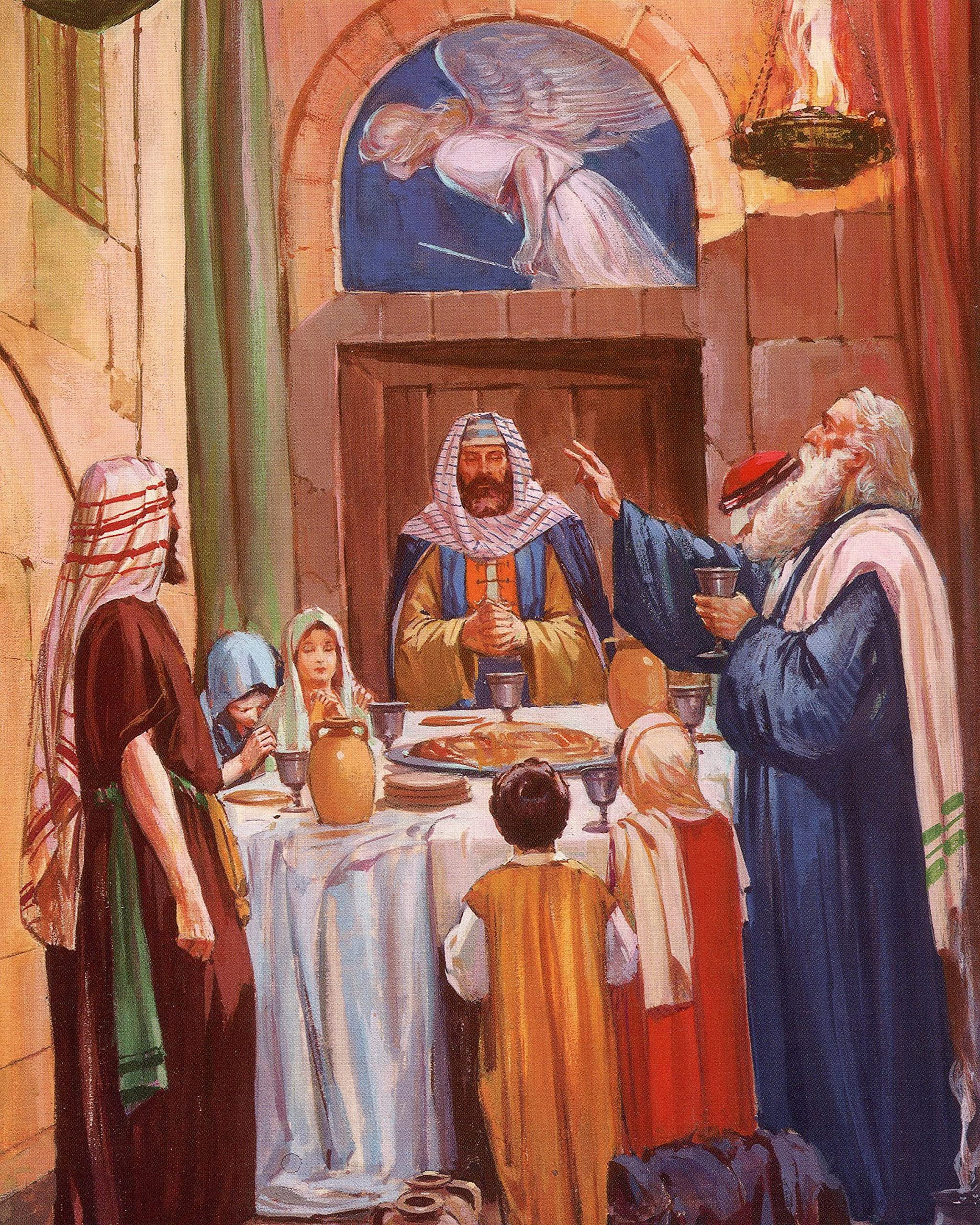 Catholic print picture - PASSOVER P - 8" x 10" ready to be framed ...