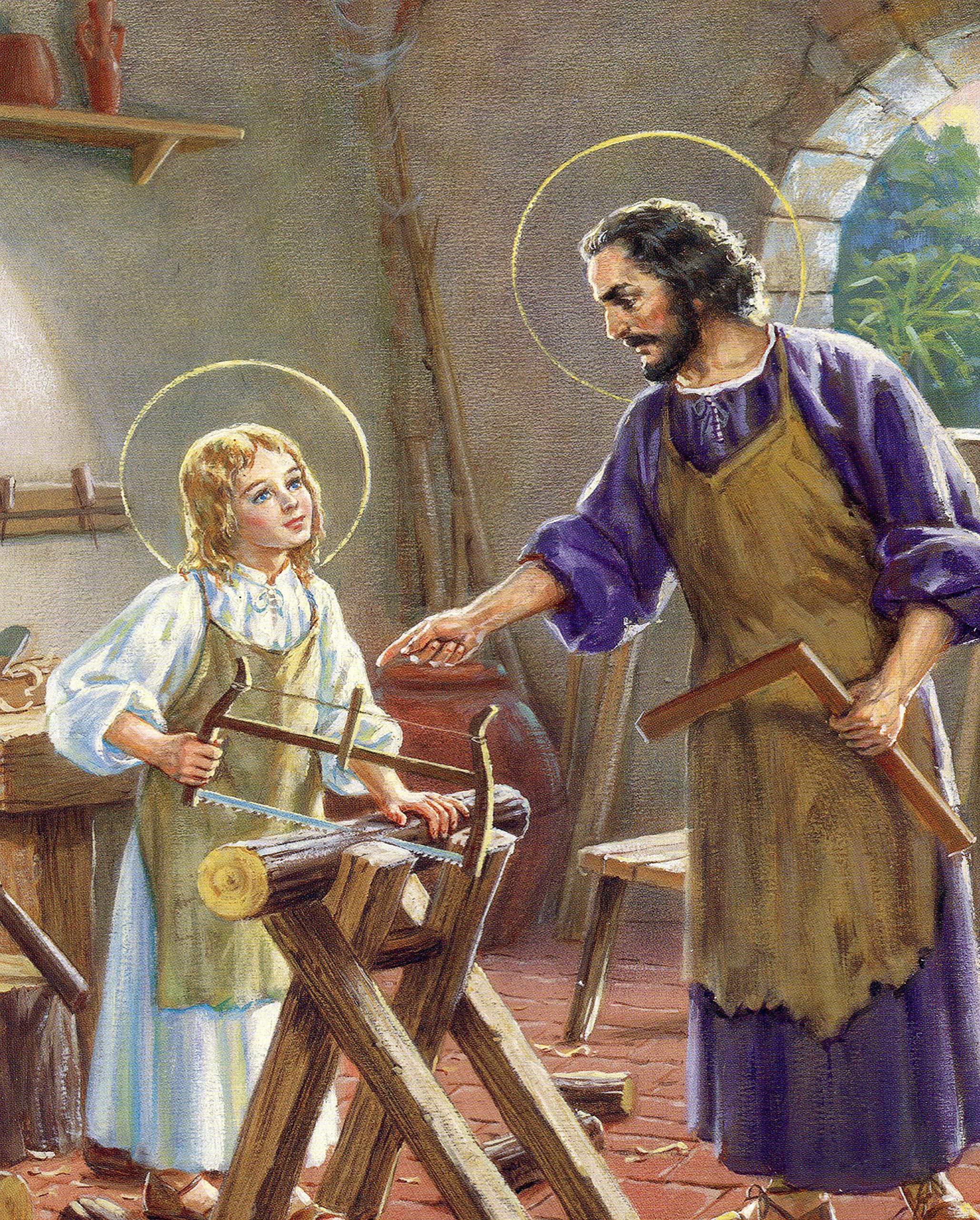 Catholic print picture - Prayer to St Joseph N - 8" x 10" ready to be ...