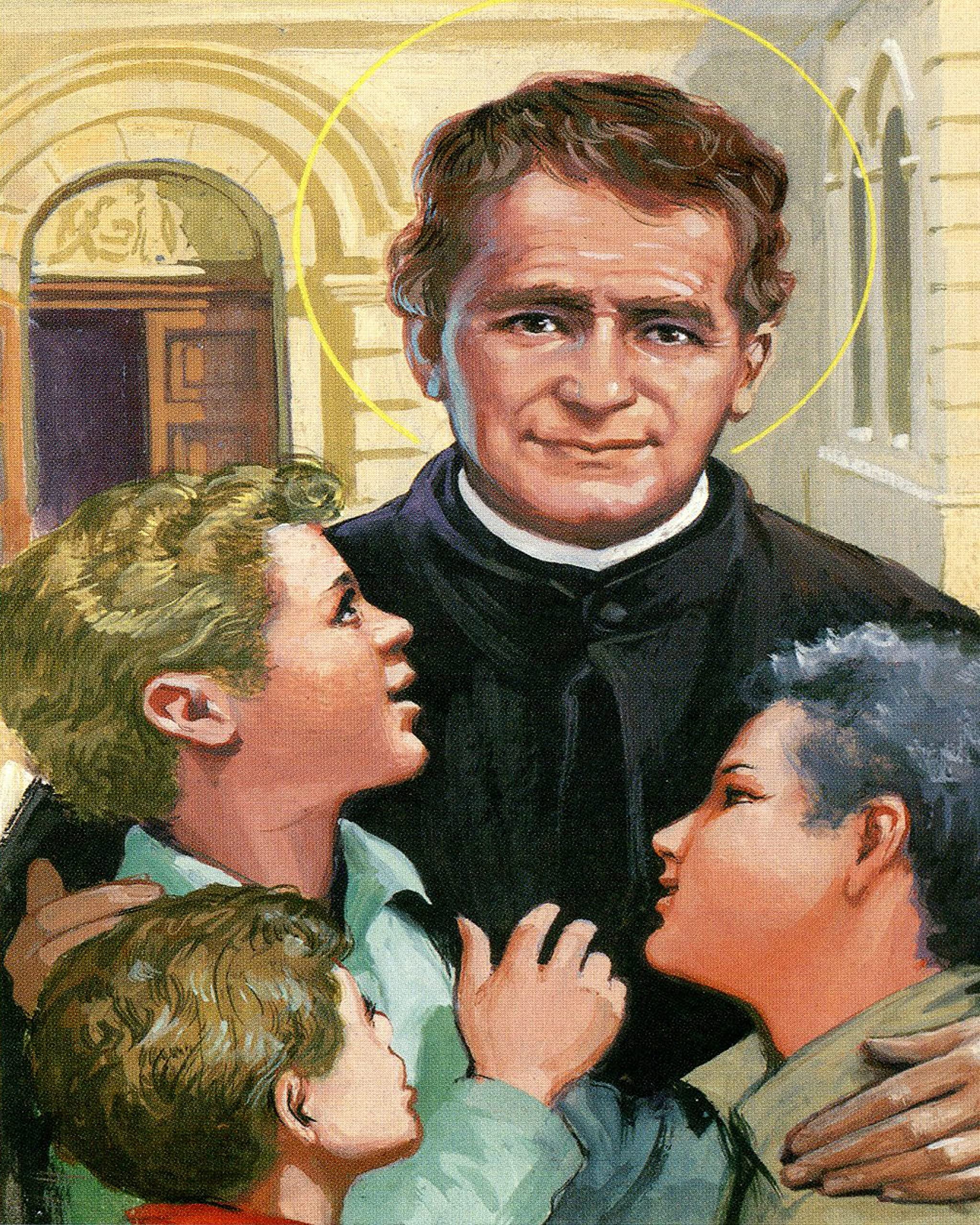 Catholic print picture - ST. JOHN BOSCO V - 8" x 10" ready to be framed ...