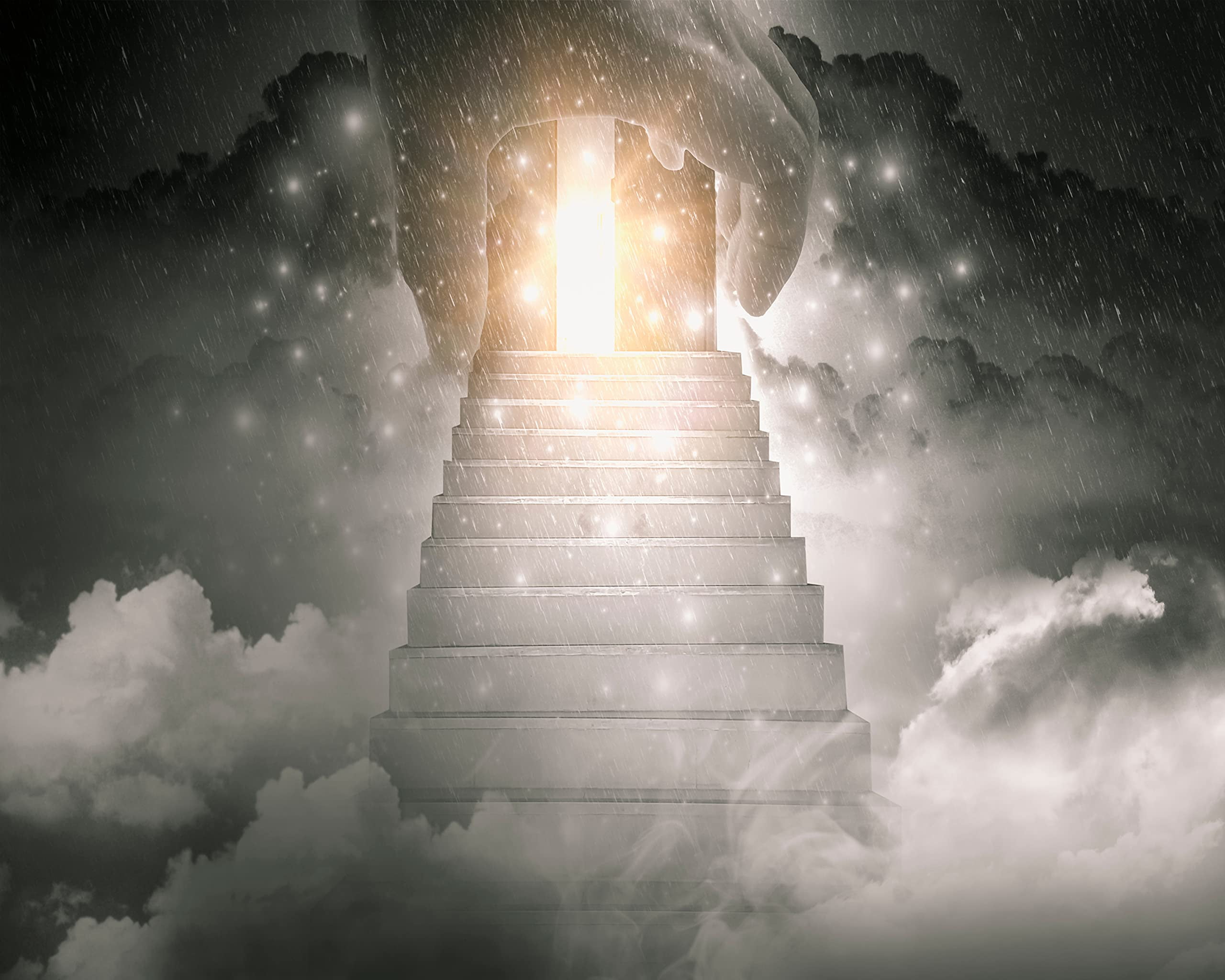 Catholic print picture - STAIRWAY TO HEAVEN SH - 8" x 10" ready to be ...