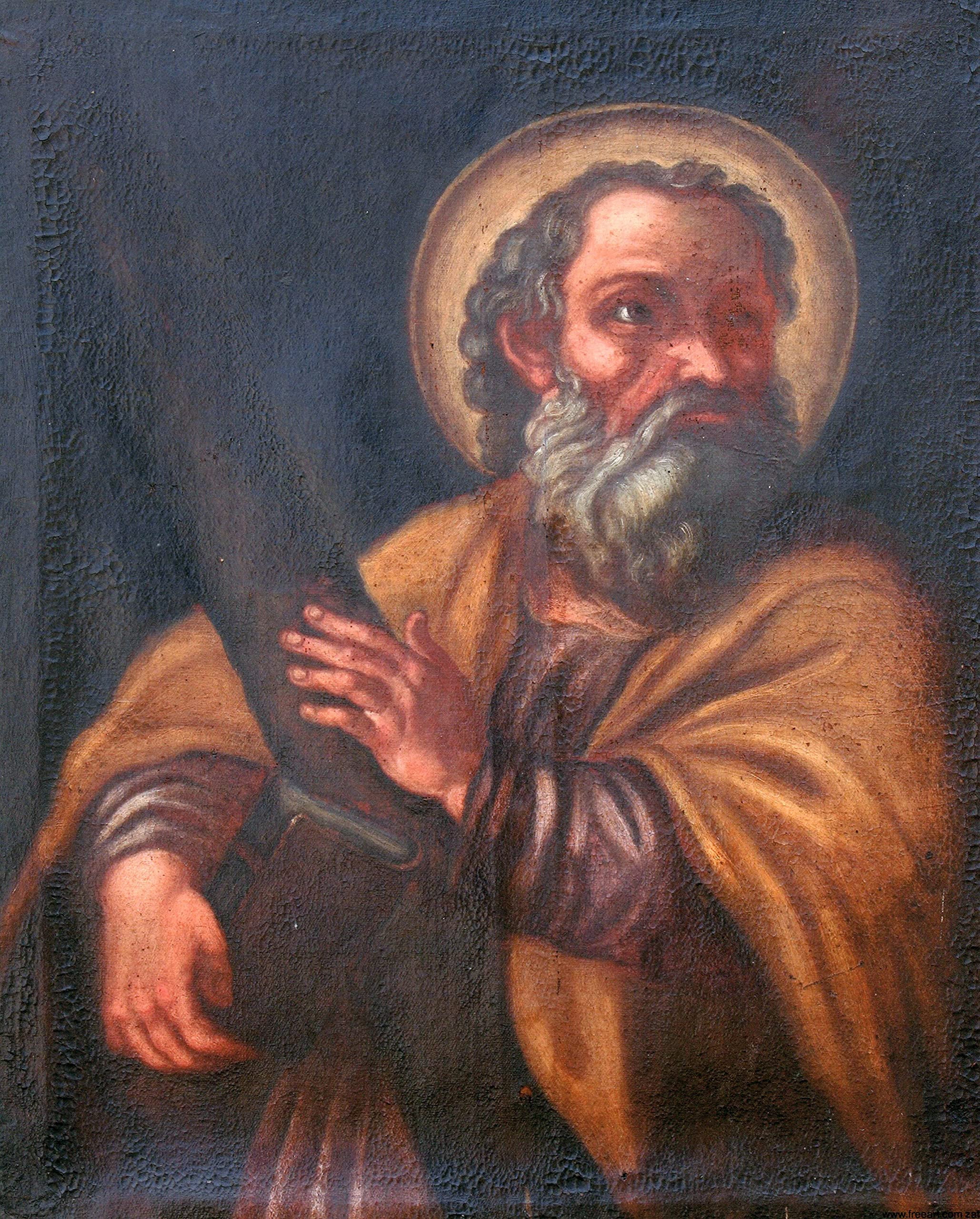 Catholic print picture - St. Andrew apostle R - 8" x 10" ready to be ...