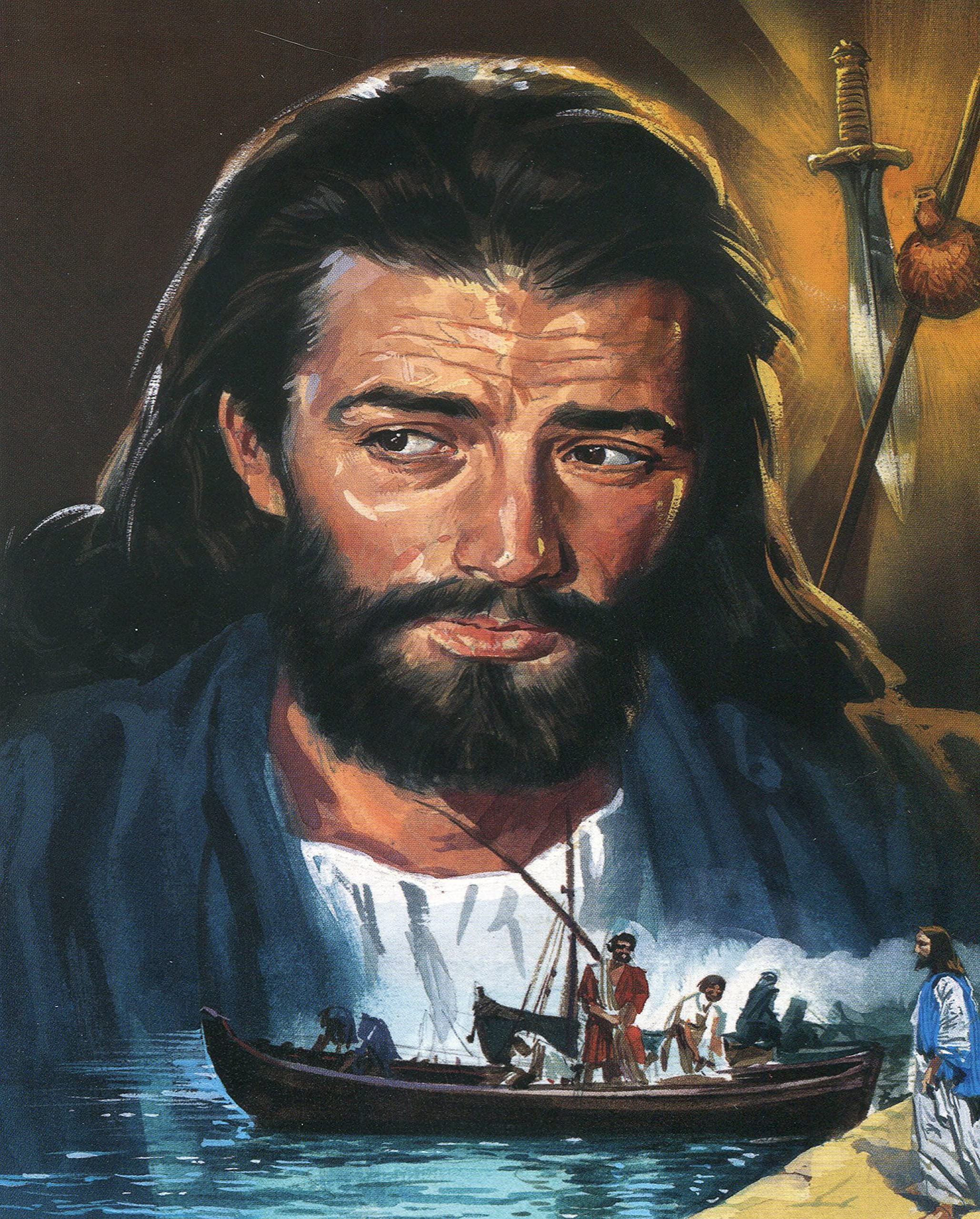 Catholic print picture - St Simon the Zealot N - 8" x 10" ready to be ...