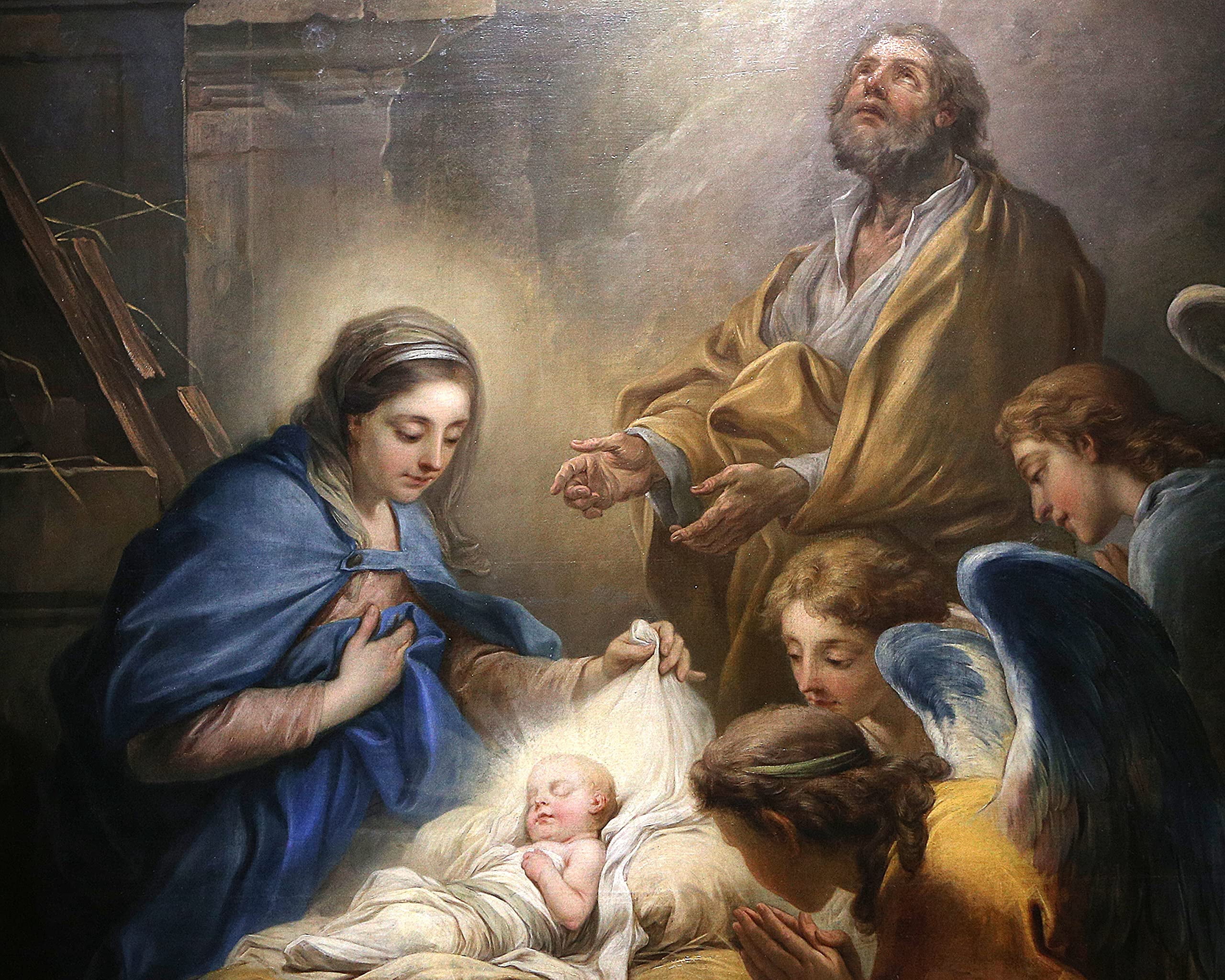 Catholic print picture - THE NATIVITY SH1 - 8" x 10" ready to be framed ...