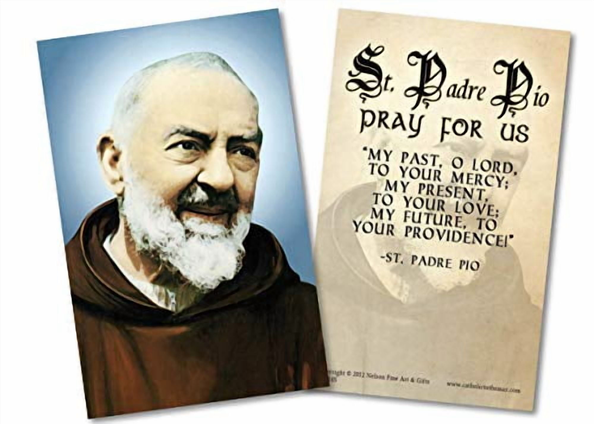 Catholic to the Max Padre Pio Holy Card with prayer Paper Pack of 50 ...