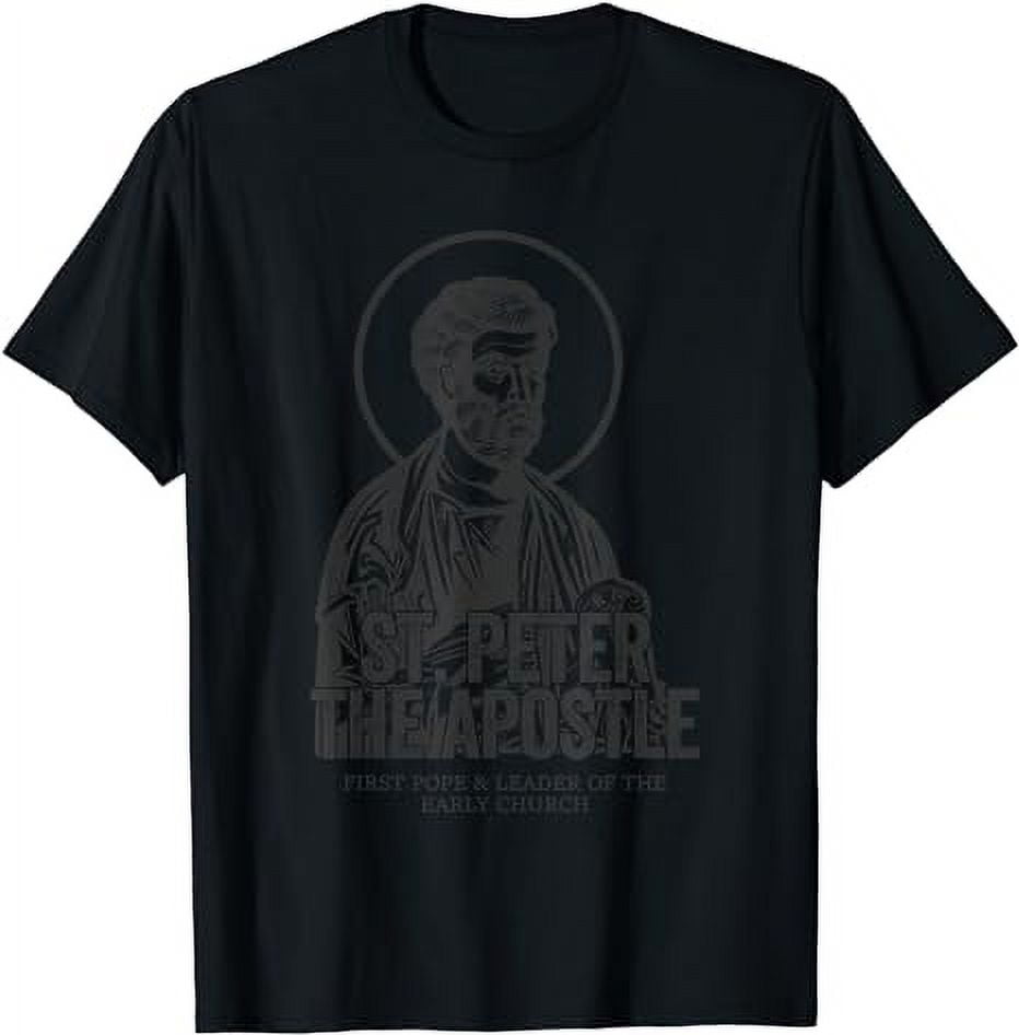 Catholicism St. Peter The Apostle Catholic Christian Saint T-Shirt ...
