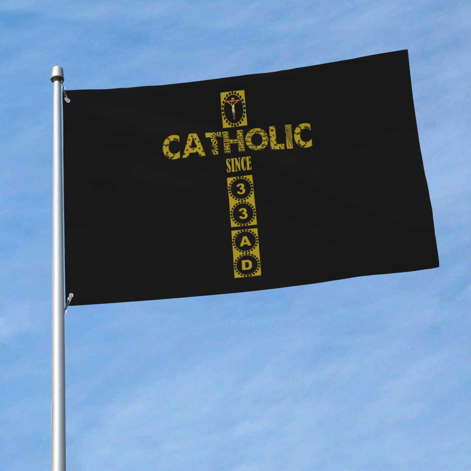 Catholics Since 33 Ad 3x5 Ft Outdoor Decorative Flag, Vibrant Garden ...