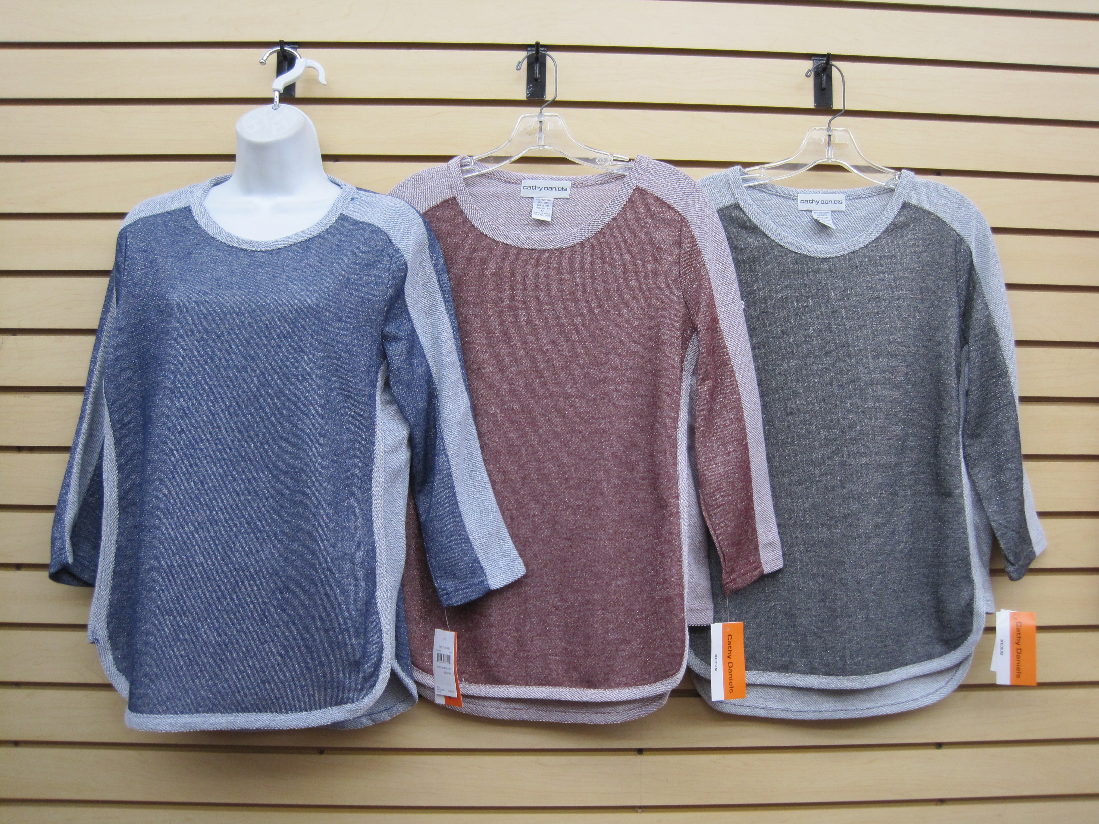 Cathy Daniels , sweater , burgundy , S - Walmart.com