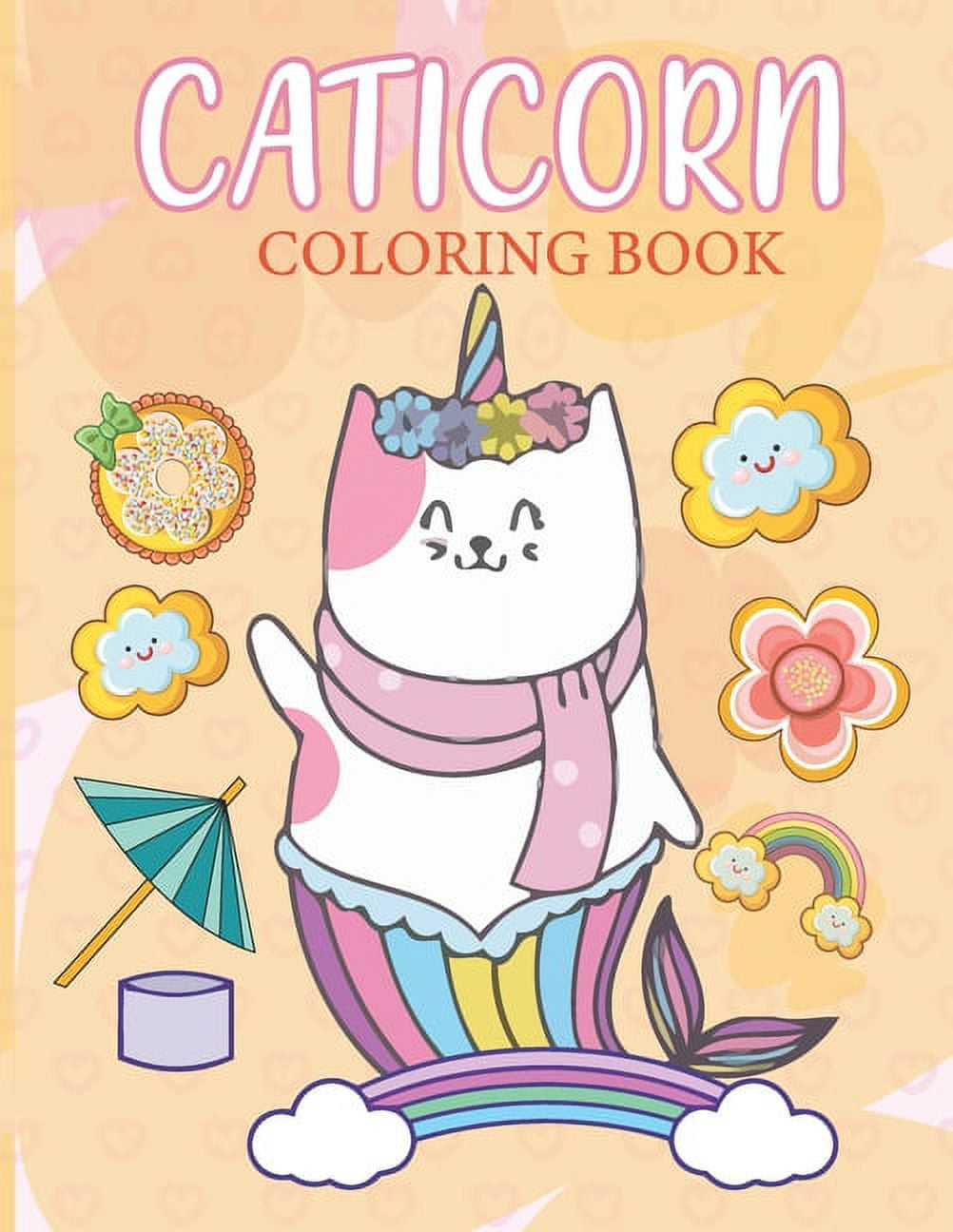 Caticorn Coloring Book : A Coloring Book For Kids Ages 4-8 (Paperback ...