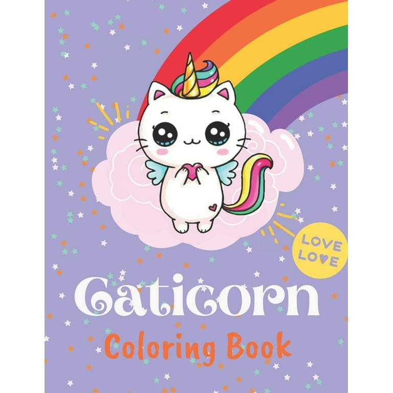 i love caticorns coloring book