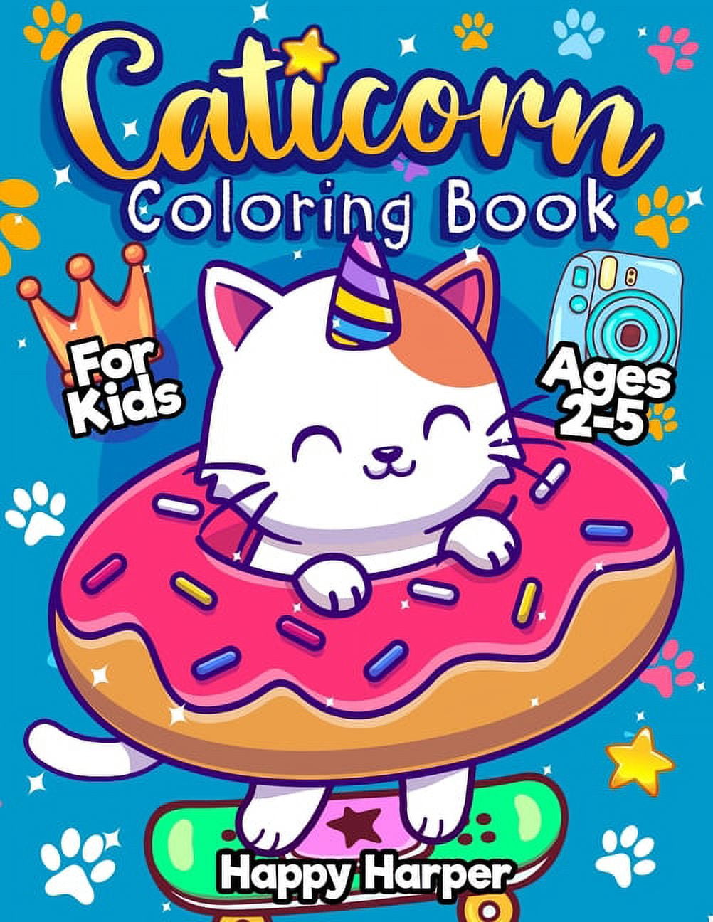 Caticorn Coloring Book For Kids Ages 2-5: A Fun and Easy Coloring Book ...