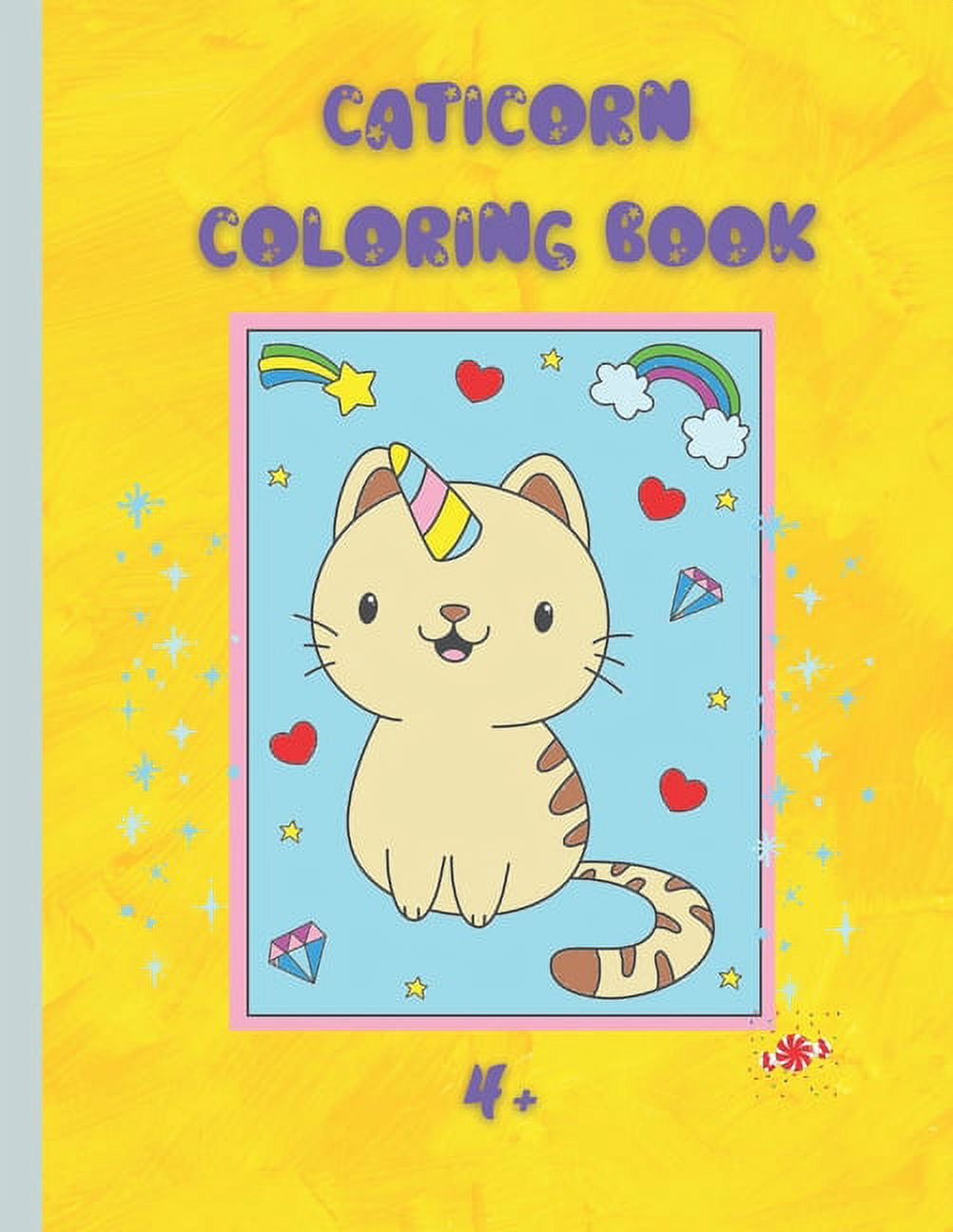 Caticorn Coloring book: coloring book for kids 4-6 years - 8,5 x 11 ...