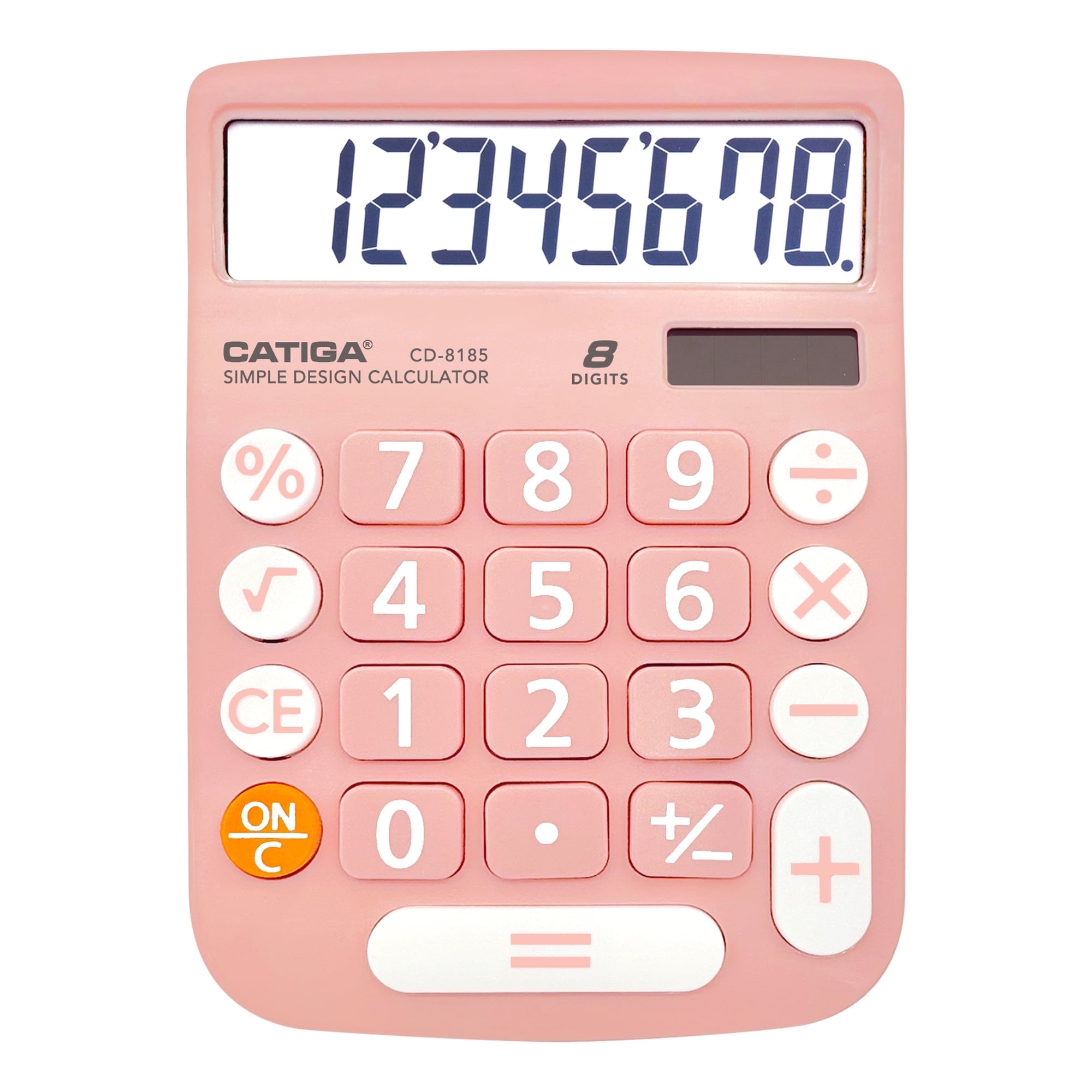 Catiga Electronics CD-8185 Large Screen Portable Calculator (Light Pink ...