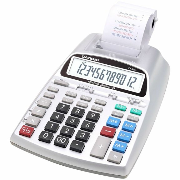 1310 Big Print Commercial Thermal Printing Calculator, Black Print, 6 ...