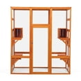 Catio Outdoor Cat Enclosure Large Walk In Cat Kennel, Indoor Playground ...