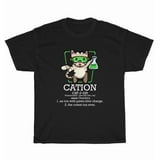 Cation Definition Cat for Men and Women Funny Chemistry Teacher Gift up ...