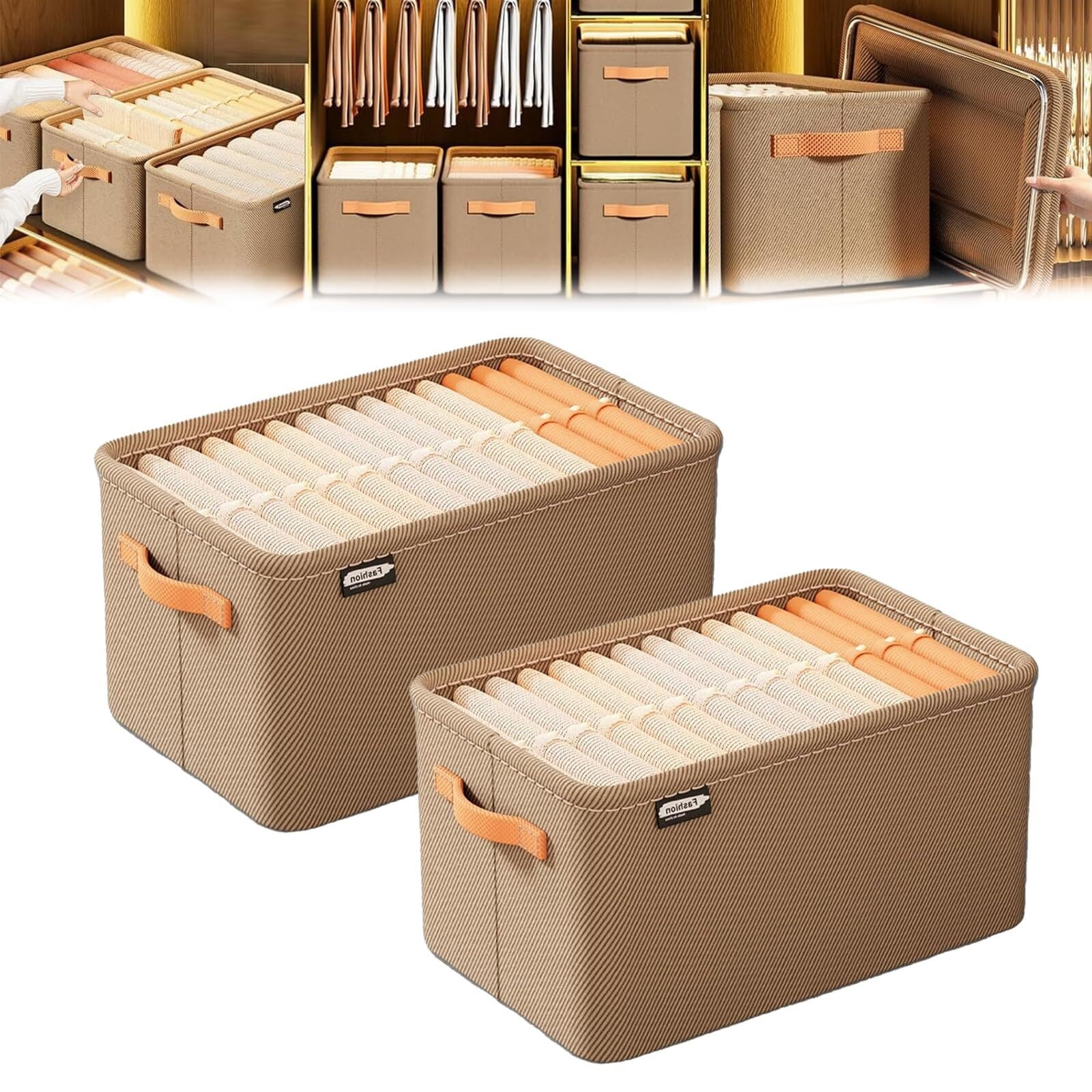 Cation Multi-functional Folding Wardrobe, Storage Boxes, Large Foldable ...