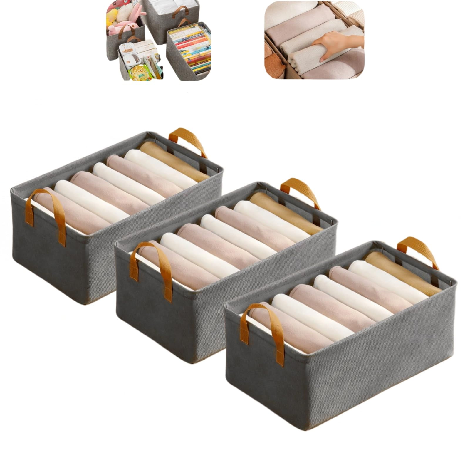 Cation Wardrobe Boxes Foldable Closet Organizer - Multi-Functional ...