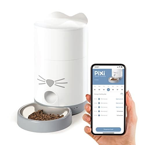 Catit PIXI Smart Automatic Dry Cat Food Feeder, Schedule and Portion ...