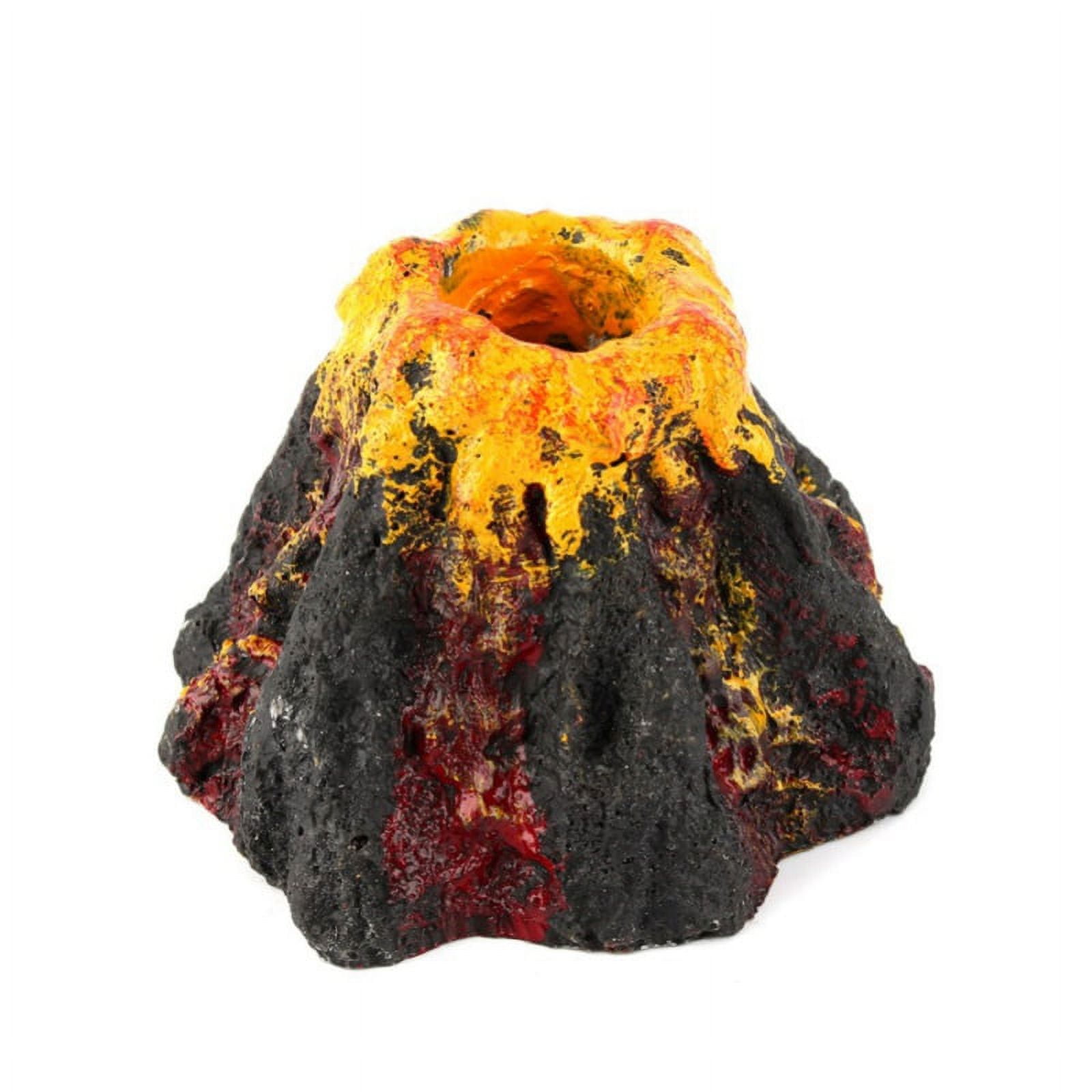 Catlerio Aquarium Volcano Fish Tank Decorations, Bubbler Ornament ...