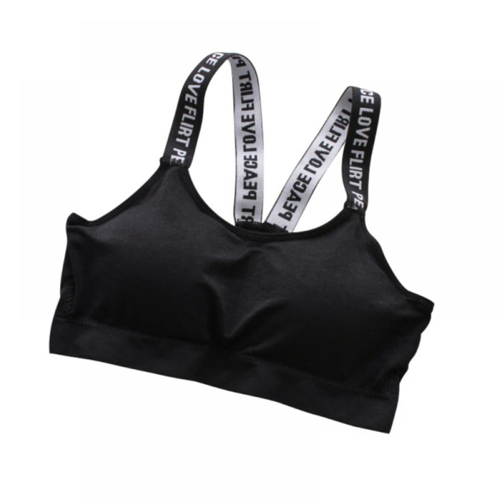 Catlerio Women Wireless Padded Sports Bra Front Yoga Support Top Push ...