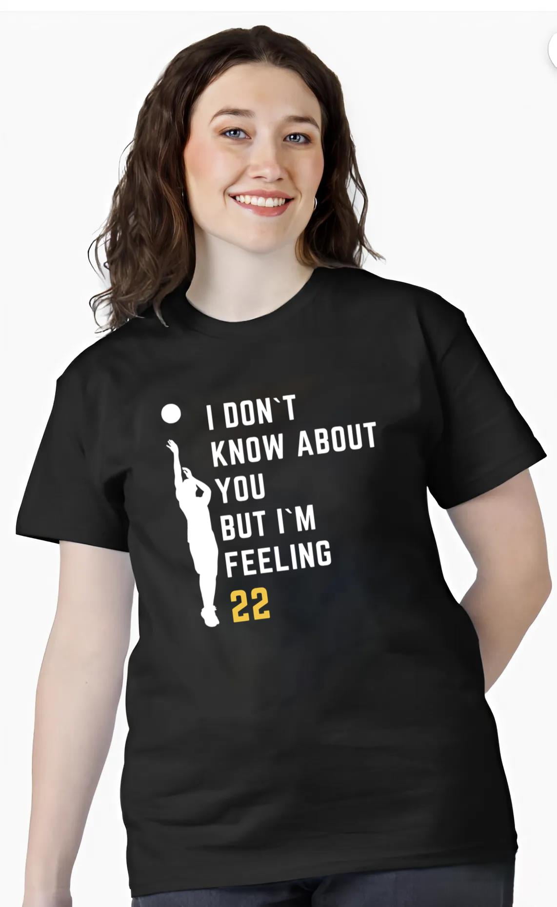 Catlin Clark Unisex tee Basketball Tee Feeling 22 Iowa Fan, for men ...