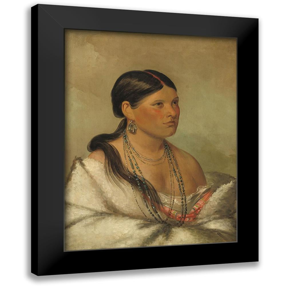 Catlin, George 19x24 Black Modern Framed Museum Art Print Titled - The ...