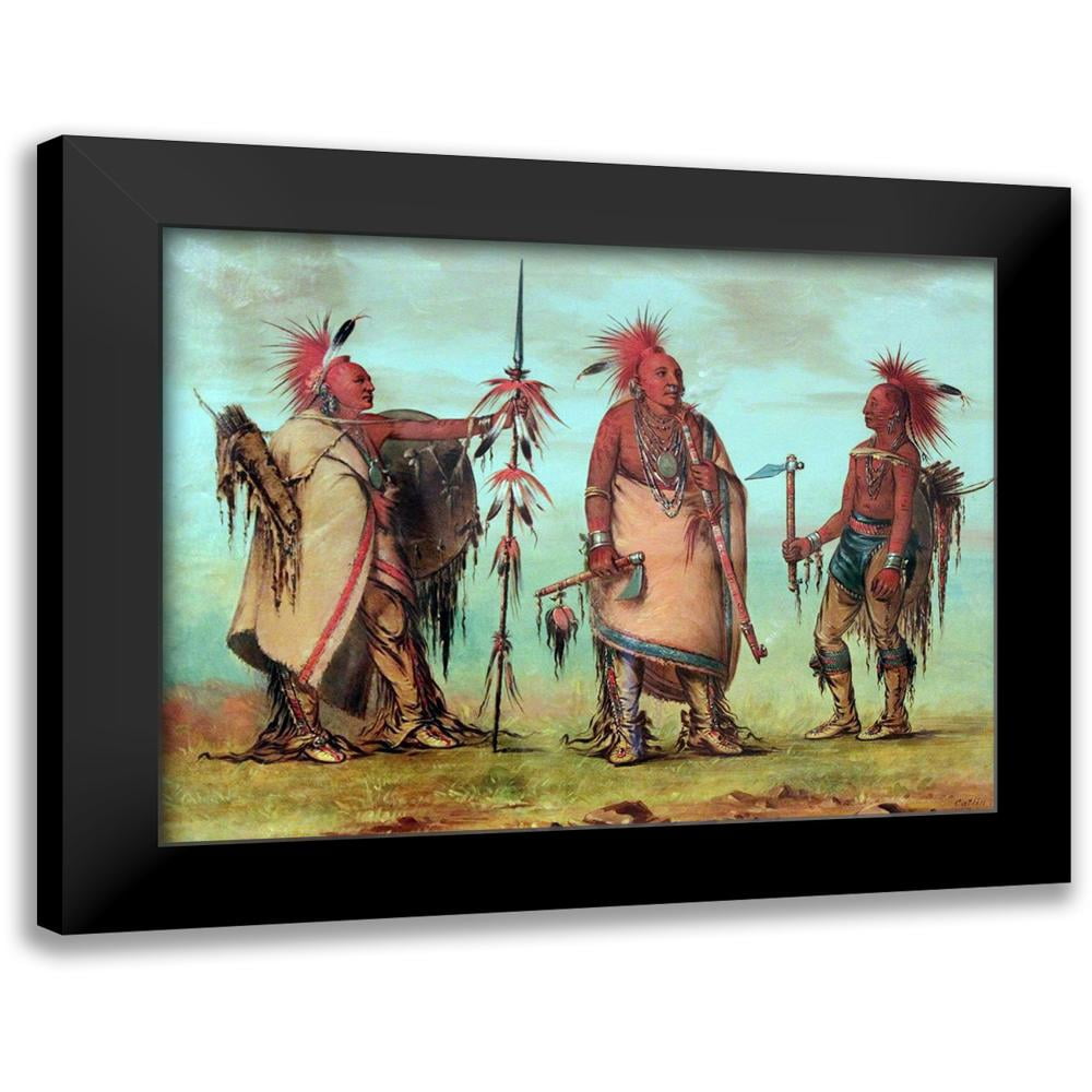 Catlin, George 24x19 Black Modern Framed Museum Art Print Titled ...