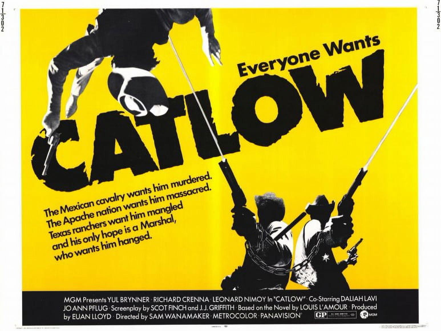 Catlow - movie POSTER (Style A) (11" x 14") (1971) - Walmart.com