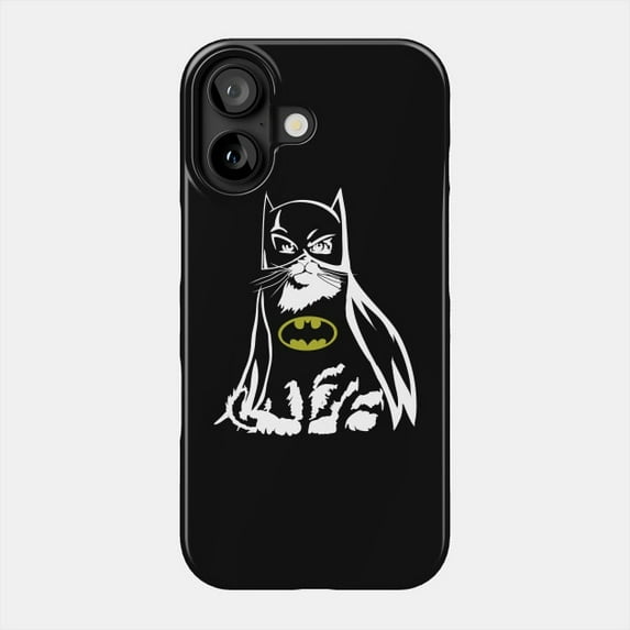 Catman Superhero Parody Graphic Phone Case for Apple iPhone 11-17 ...