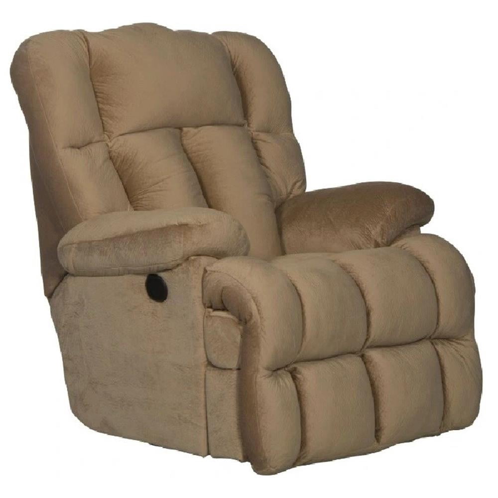 Catnapper Cloud 12 Power Lay Flat Chaise Recliner in Camel - Walmart.com