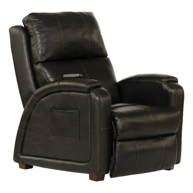 Catnapper Decompress Power Zero Gravity Recliner in Italian Black ...