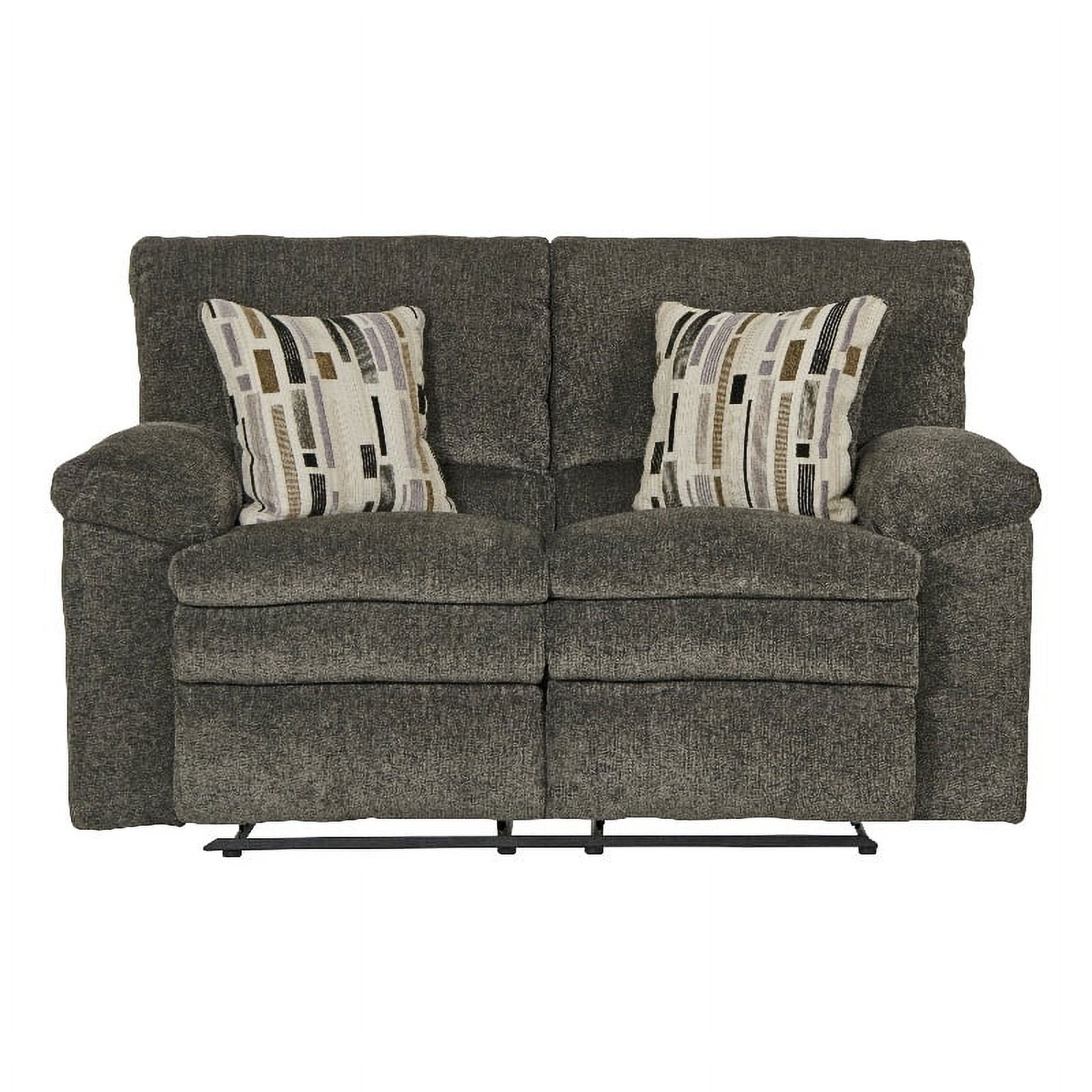 Catnapper Maxim Power Reclining Loveseat with USB port, Charcoal Gray ...