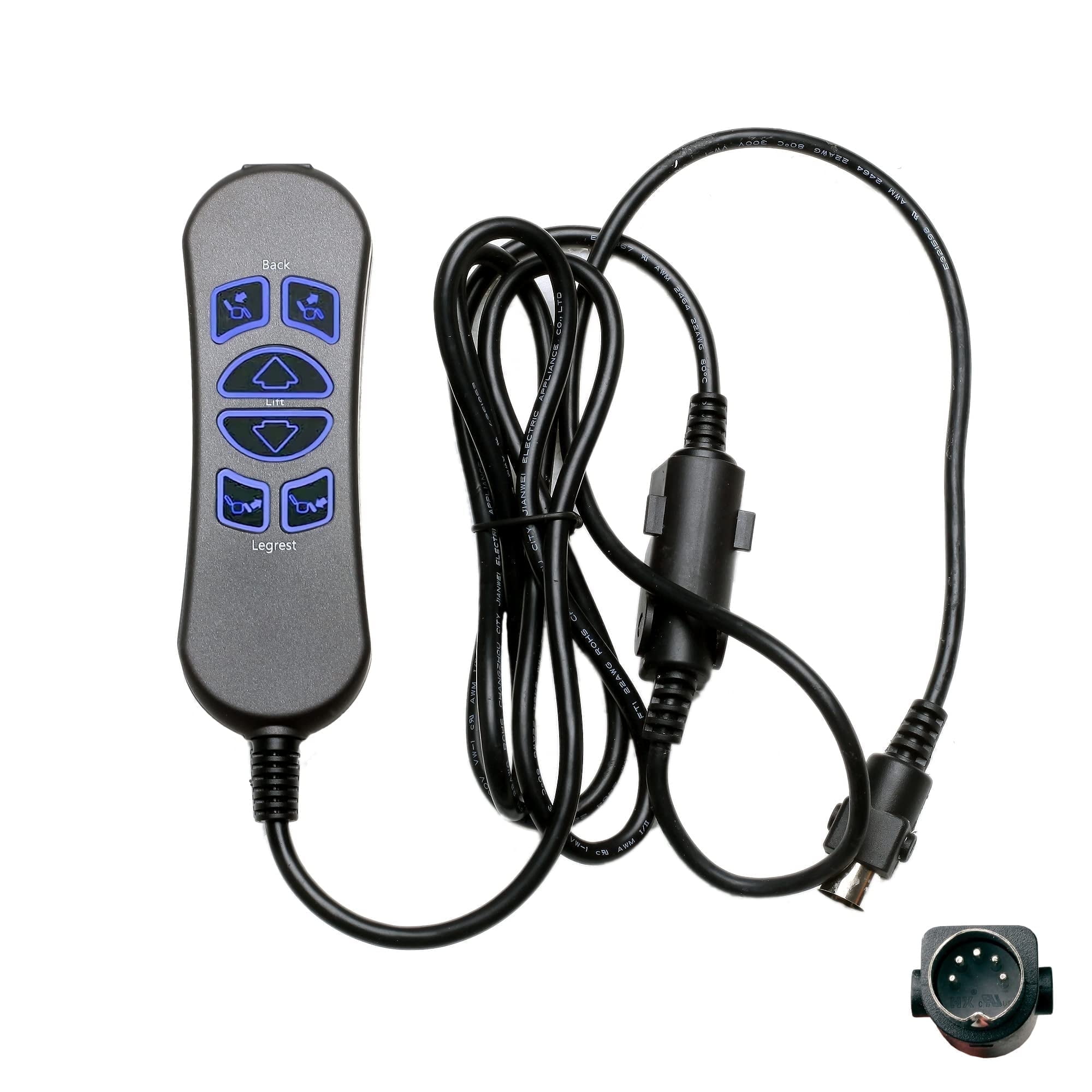 Catnapper Recliner Lift Chair 6 Button 5 Pin Hand Control Remote MLSK89 ...