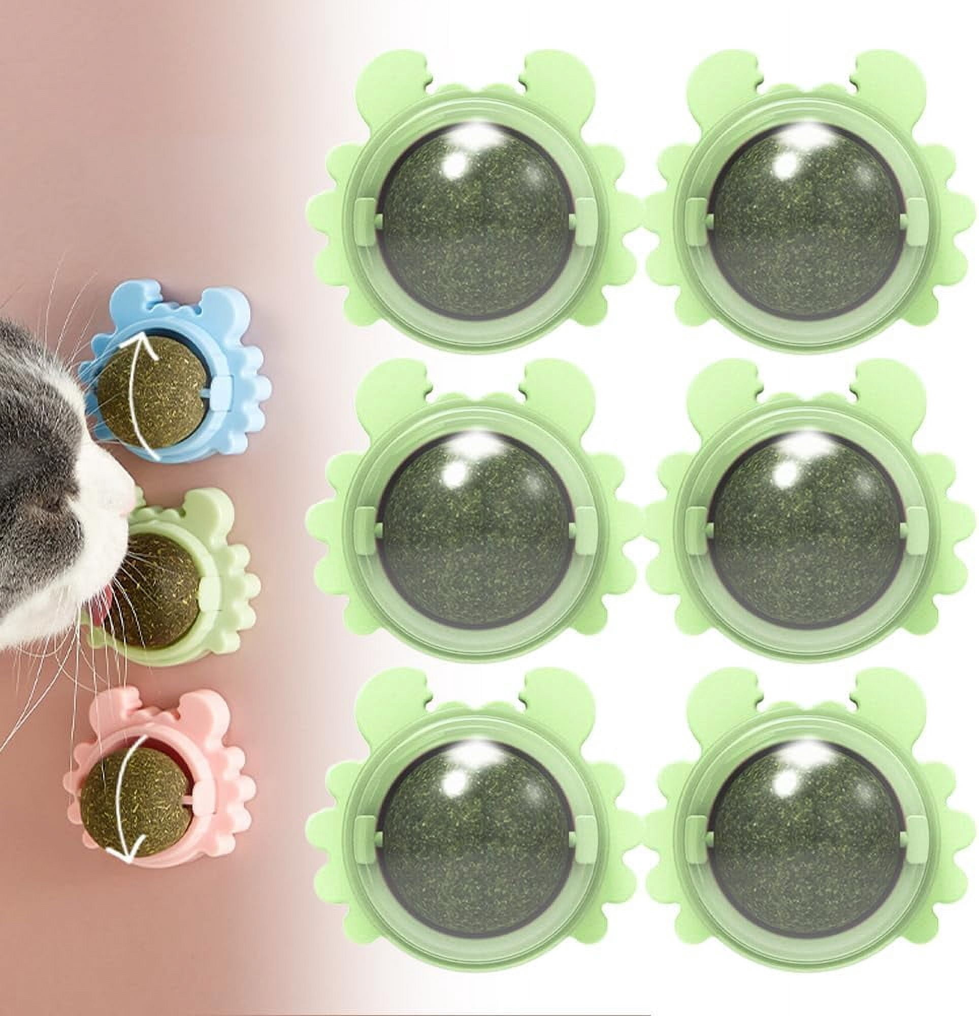 Catnip Ball for Cats, 2025 New Wall Catnip Balls for Cats Lick, Cute ...