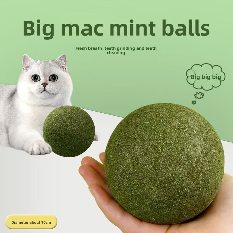 Catnip Ball Extra Large Cat Toy Self-Entertainment Boredom Relief ...