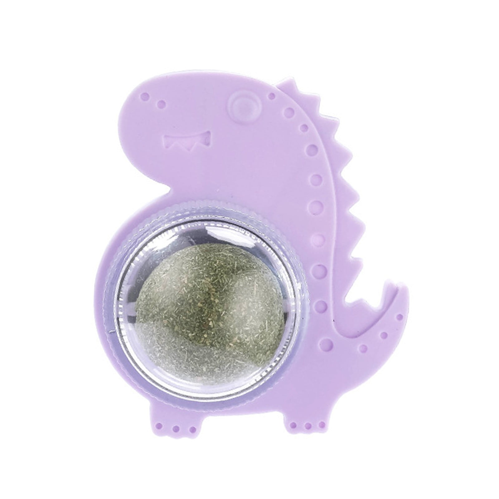 ‌Catnip Ball Toy for Cats 1 Pack Self Sticking Wall Mounted Dental Care ...
