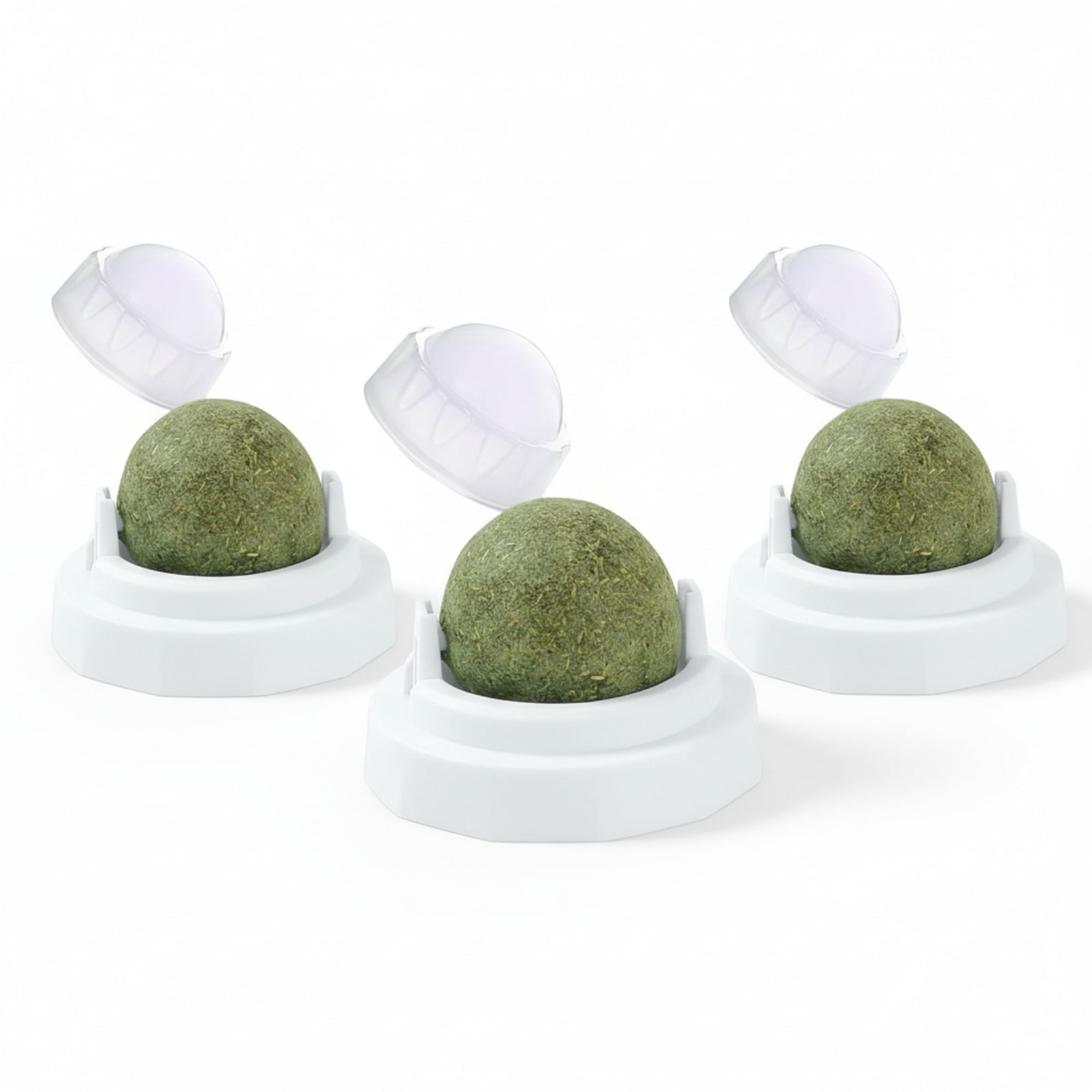 Catnip Balls for Cats Wall Rotating Edible Catnip Toy for Indoor Cats ...