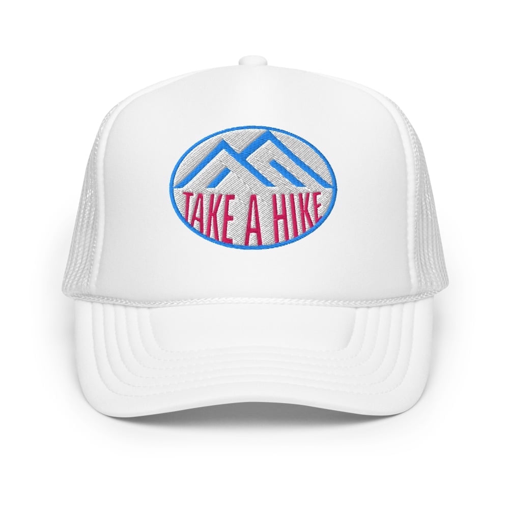 Catnip Clipart | Take a Hike | Retro, Cute, and Trendy Style Foam Trucker Hat with Snapback ...