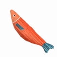 Catnip Fish Shape Interactive Cat Toy,Plush Mint Scented Chew Fishing ...