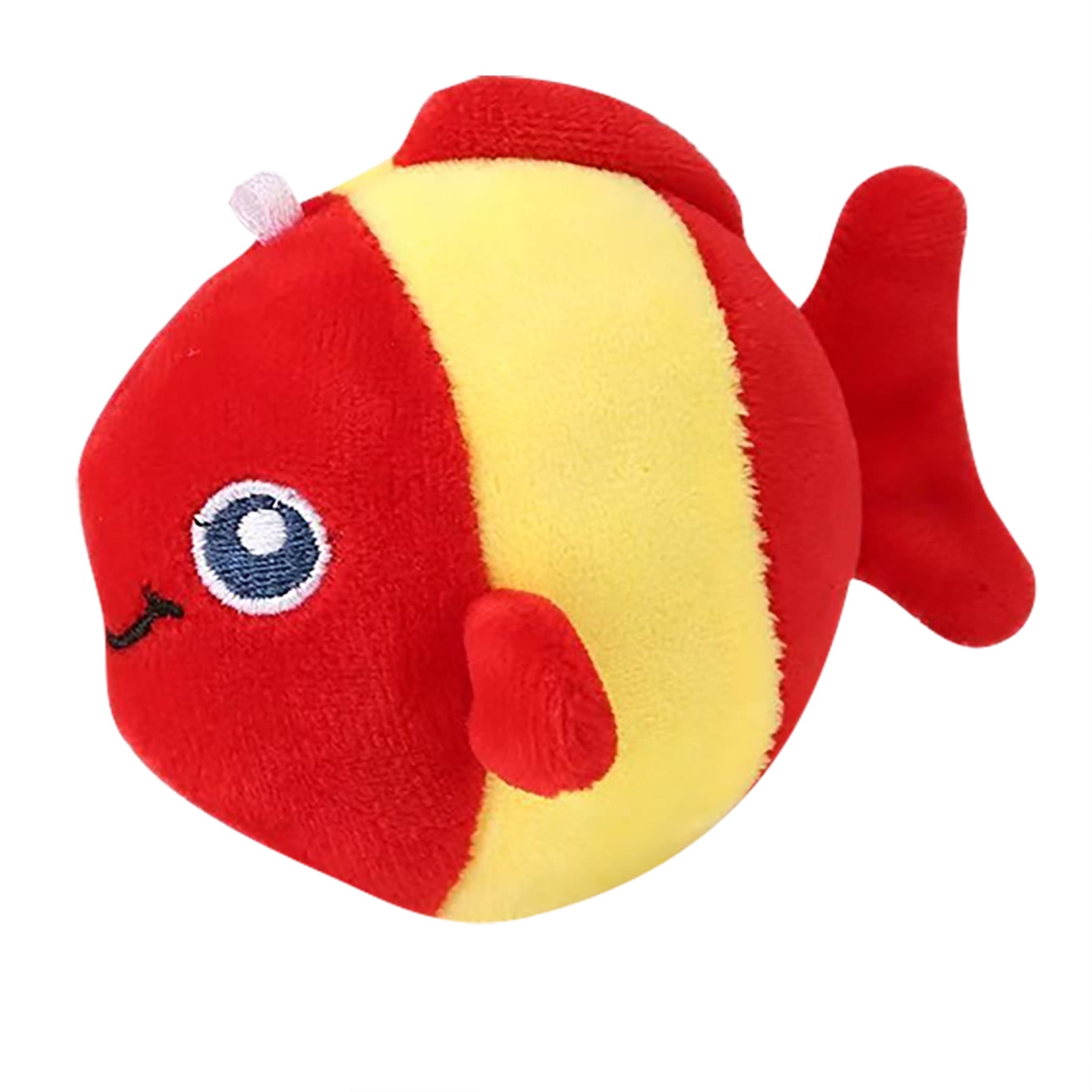 Catnip-Infused Plush Fish Toy for Cats, Interactive Kicking and Biting ...