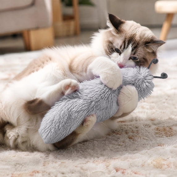 Catnip Toy Interactive Soft Pillow Stuffed Animal Bite Resistant for ...