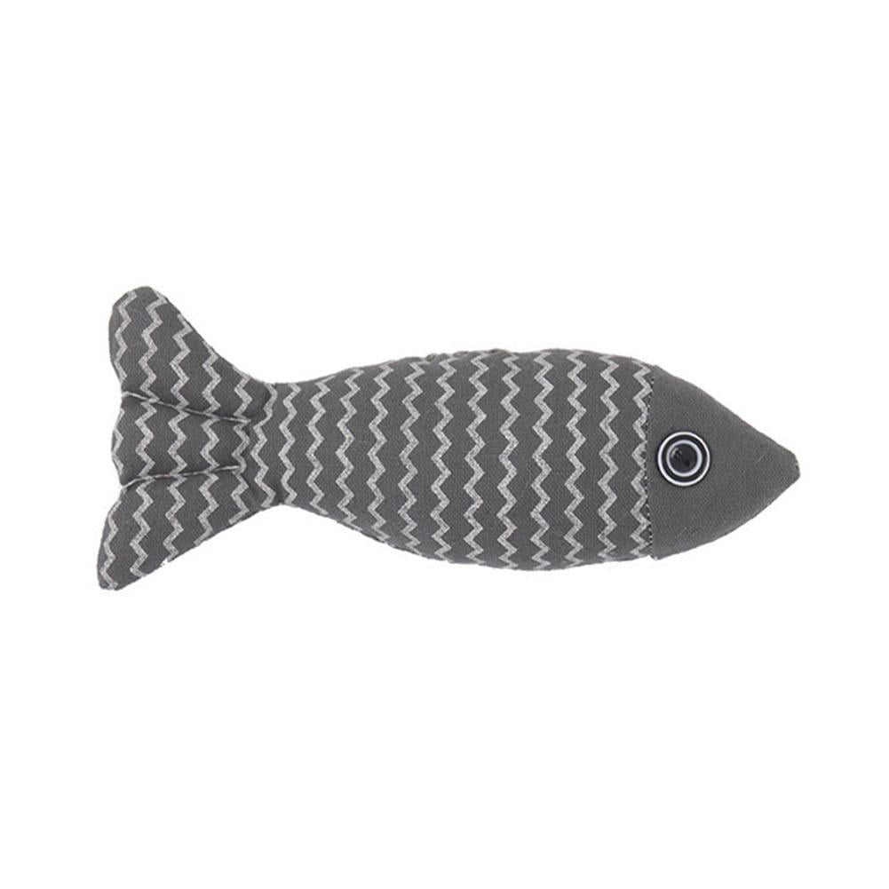 Catnip Toy Soft Plush FishCat Bite Toy Interactive Simulation-Fish Cat ...