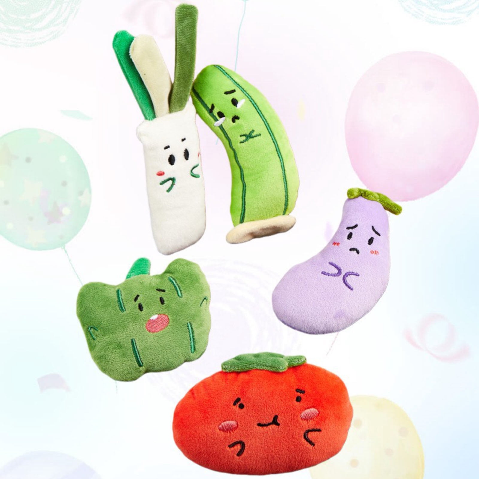 Catnip Toy for Indoor Cats – Vegetable Series Soft Plush Tomato ...
