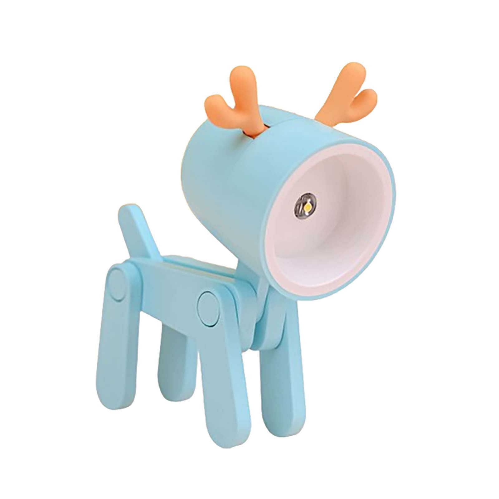 Catoon Deer Night Light for Kids, Mini Led Table Desk Lamp, Decorative ...
