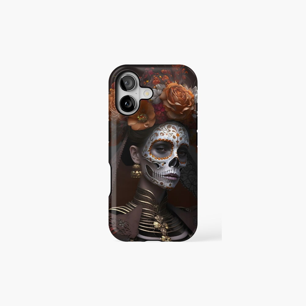 Catrina Inspired Day of the Dead Gothic Pattern Universal Phone Case ...