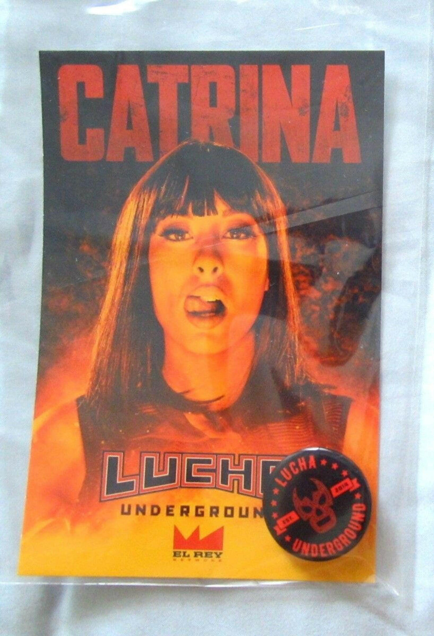Catrina (Karlee Perez) Lucha Underground 2016 Comic-Con 4x6 promo card ...