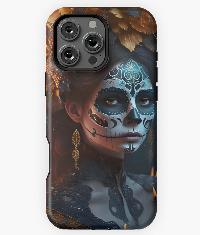 Catrina Skeleton Golden Sugar Skeleton M09051 Phone case for iPhone 11 ...