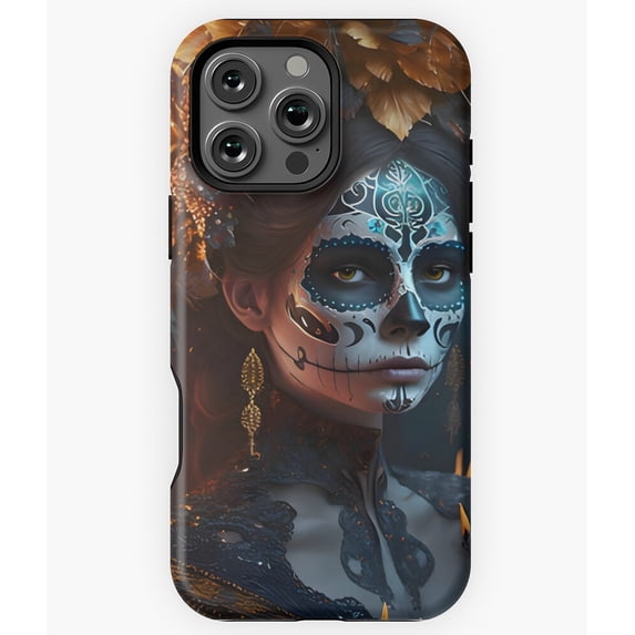 Catrina Skeleton Golden Sugar Skeleton M09051 Phone case for iPhone 11 ...