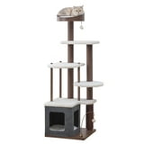 Catry® Trinity 5-Level Cat Tree with Washable Beds, Recycled Paper ...