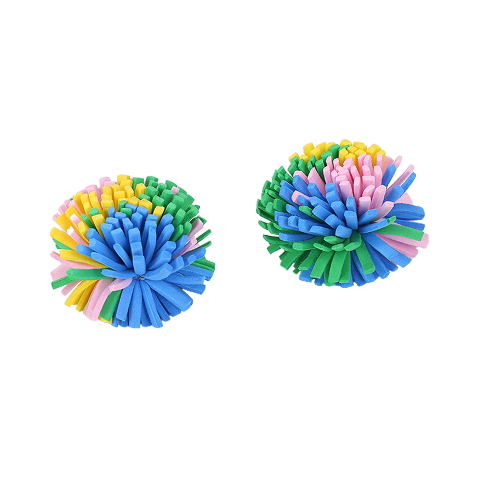 Cats Balls Toy Small EVA Balls Bright Color 2in Kitten Chasing Balls ...